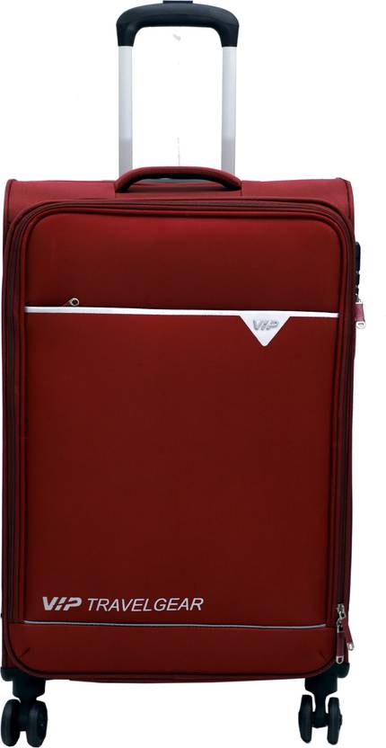 VIP SMALL CABIN SIZE 8 WHEELS EXP TROLLEY BAG WITH ANTI THEFT ZIPPER ...