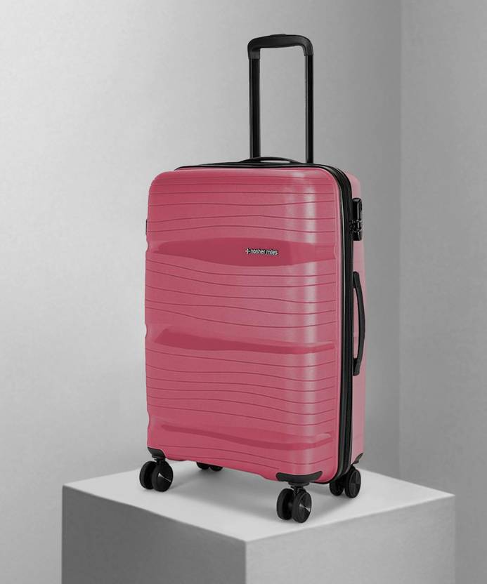 NASHER MILES Small Check-in Suitcase (24 inch) 4 Wheels - Nicobar Hard ...