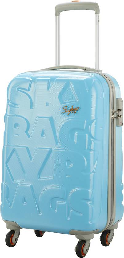 SKYBAGS STROLLY 55 360° TR.BLUE Cabin Suitcase 4 Wheels - 22 inch Blue ...