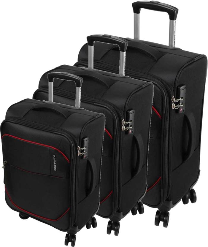 Kamiliant by American Tourister Vector Trolley bag Set|8W Antitheft Zip ...