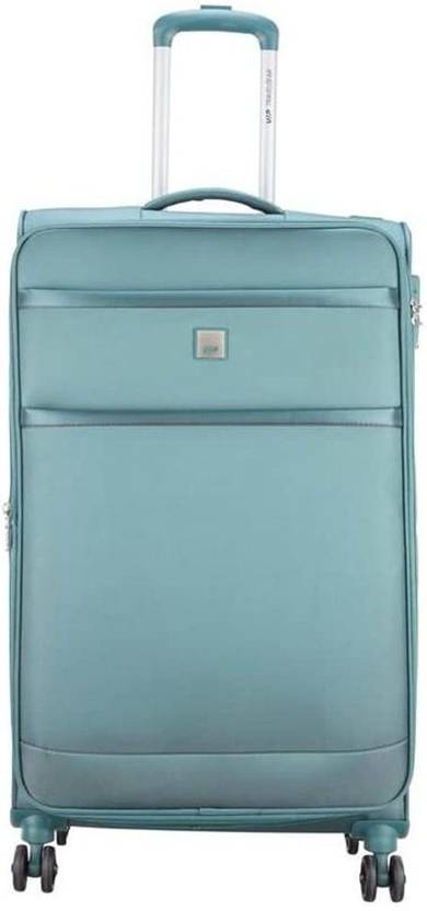 VIP Uppercrust 8W Exp 61 S Green Expandable Cabin Suitcase 8 Wheels ...