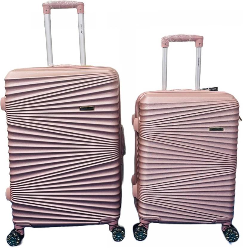 SKYBAGS Polycarbonate Trolley Bag Set|TSA Lock|8Wheels|Cabin,Medium ...