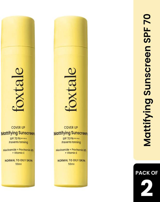 Foxtale Sunscreen - SPF 70 PA++++ Sunscreen - SPF 70 PA++++ - (Pack of ...