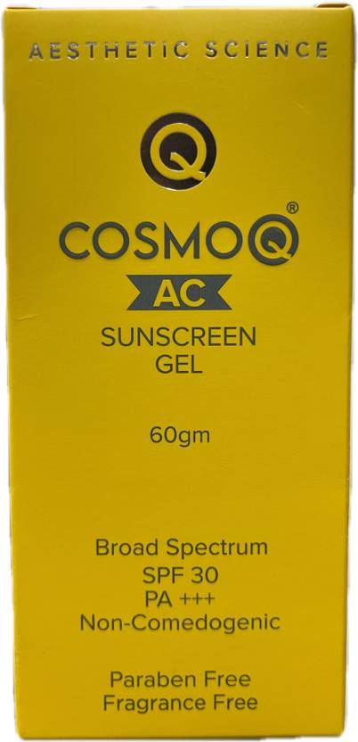 CosmoQ Sunscreen - SPF 50 PA+++ SUNSCREEN GEL - Price in India, Buy ...