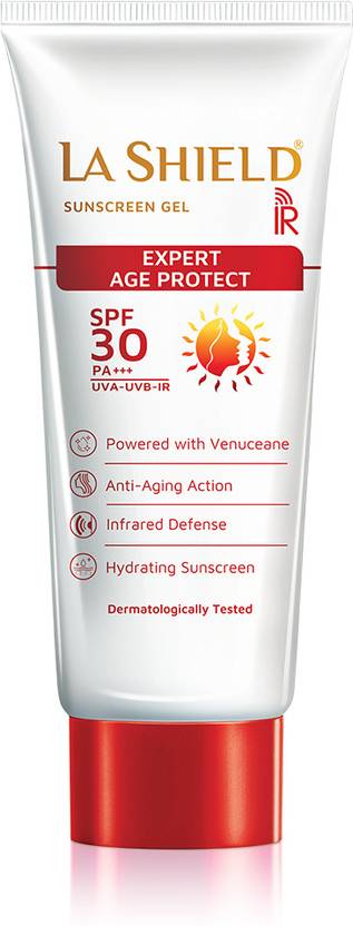 La Shield Sunscreen - SPF 50 PA++++ IR SPF 30 PA +++ Mineral Sunscreen ...