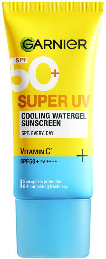 GARNIER Sunscreen - SPF 50 PA++++ Super UV Cooling Gel sunscreen ...
