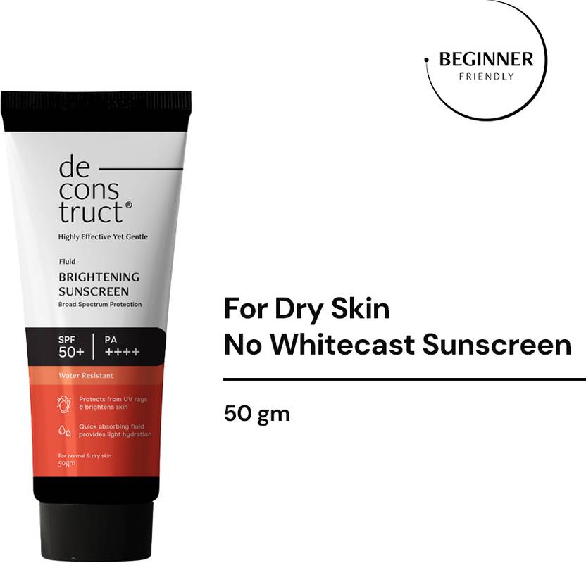 deconstruct Sunscreen - SPF 50+ PA++++ | Fluid Brightening Sunscreen ...