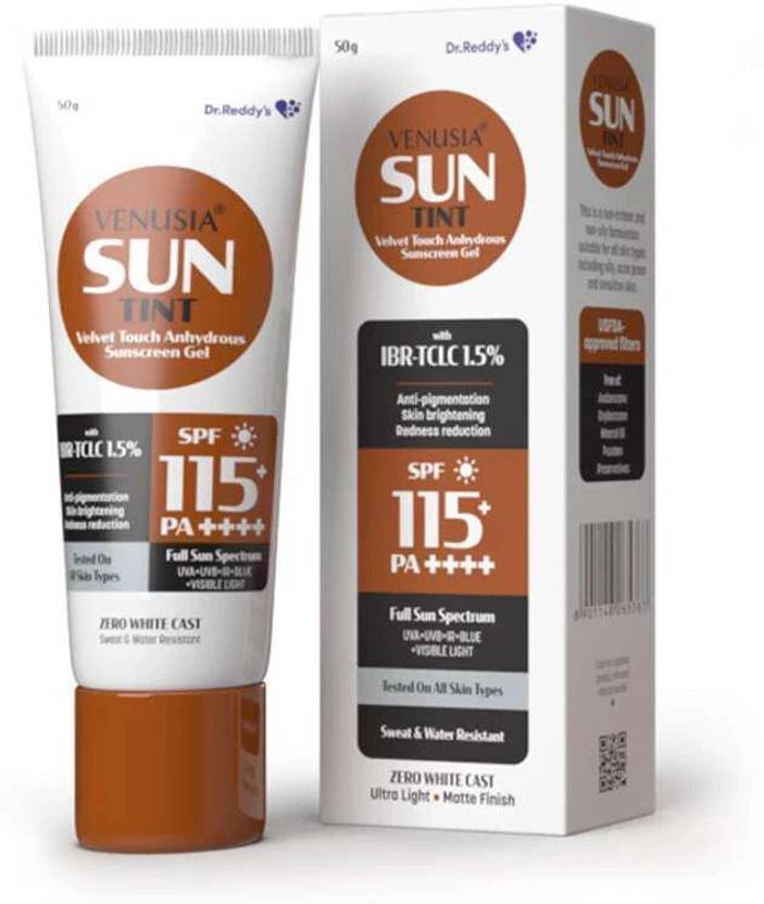 venusia Sunscreen - SPF 115 PA++++ Tinted sunscreen || Full spectrum ...