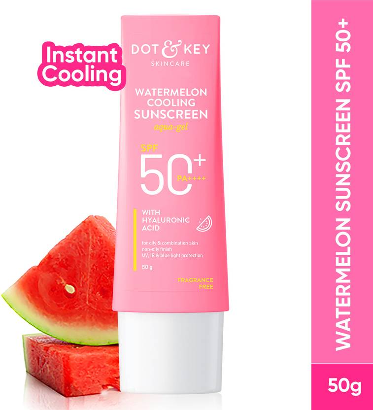 Dot & Key Sunscreen - SPF 50 PA+++ Watermelon Hyaluronic Cooling ,for ...
