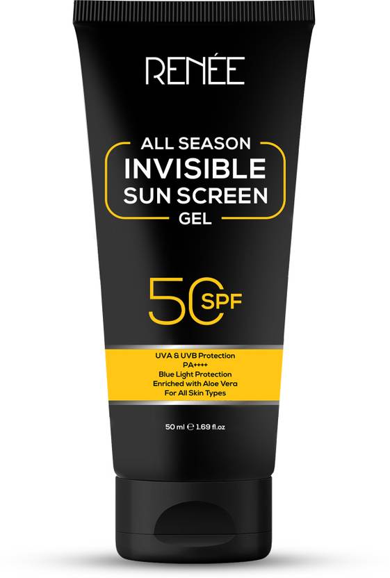 Renee Sunscreen - SPF 50 PA++++ All Season Invisible Sunscreen Gel 50ml ...
