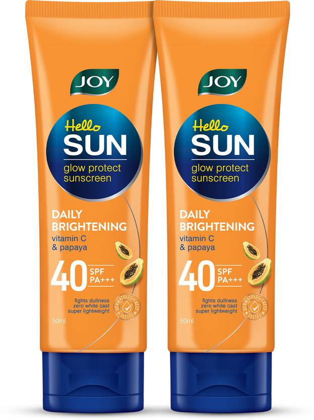 Joy Sunscreen - SPF 40 PA+++ Hello Sun Glow Protect Sunscreen Daily ...