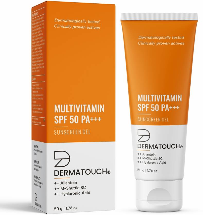 Dermatouch Sunscreen - SPF 50 PA+++ PA+++ Multivitamin SPF 50 PA ...
