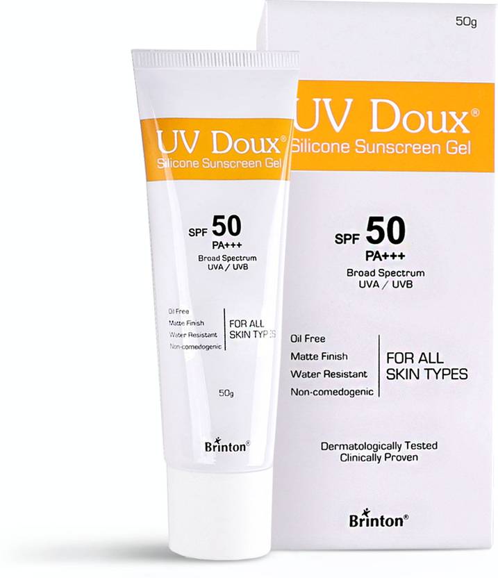 Brinton Sunscreen - SPF 50 PA+++ UV Doux Silicone Sunscreen Gel - Price ...