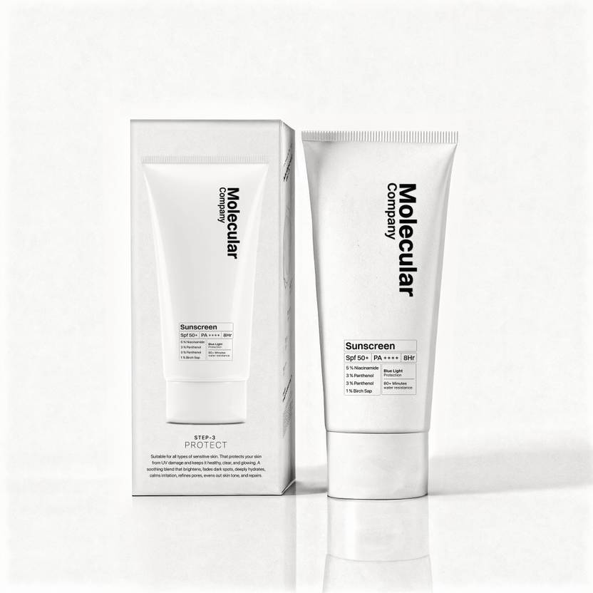 Molecular Company Sunscreen - SPF 50 PA++++ Sunscreen SPF 50+ PA ...