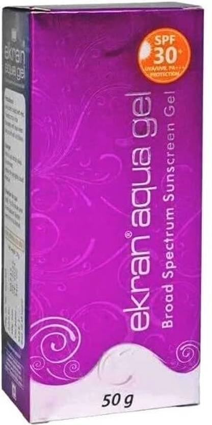 Ekran Sunscreen - SPF 50 PA+++ Equa Broad Spectrum Sunscreen Gel ...