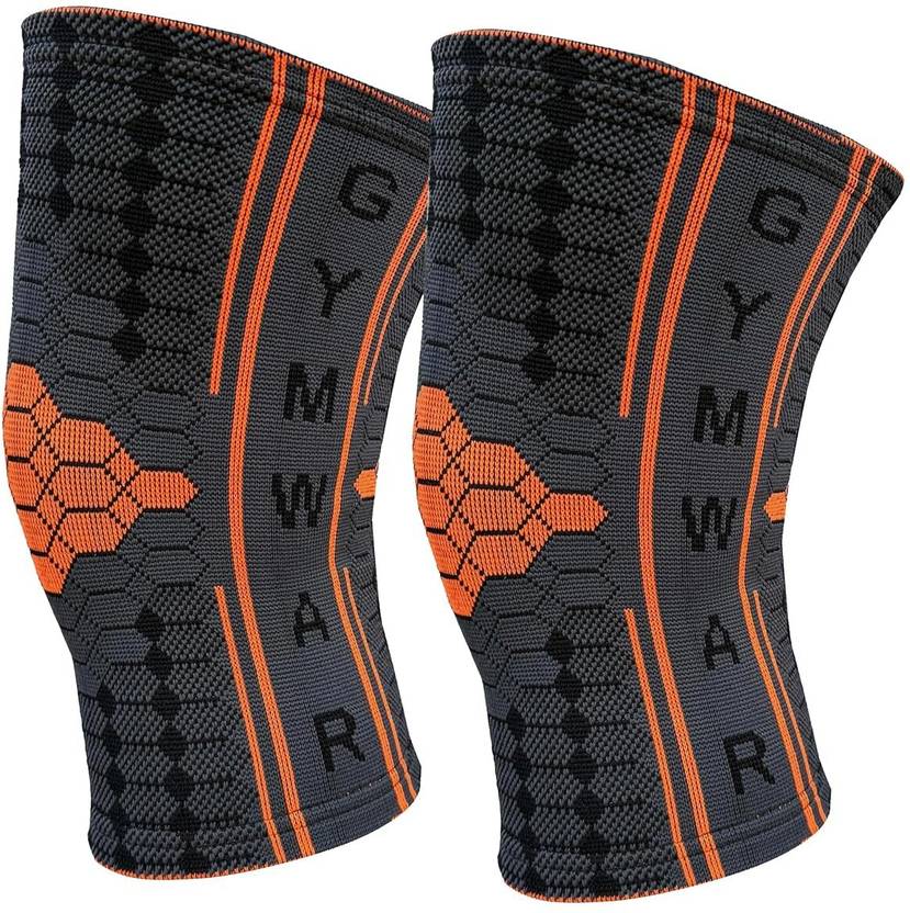 GymWar Orthopedic Knee Caps for Pain Relief, Gym Support Sleeves for ...