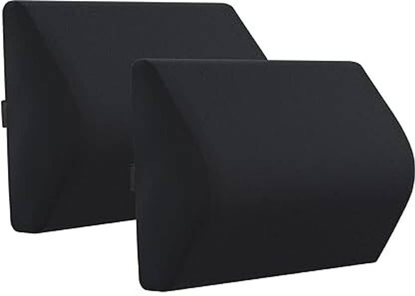 FOVERA Car Headrest Memory Foam Cushion (Pack of 2)Balanced Softness to ...