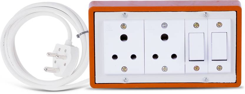 Cordnet Heavy Duty Extension Board With 6A 3 PIN Plug (Style18_6M) 2 ...