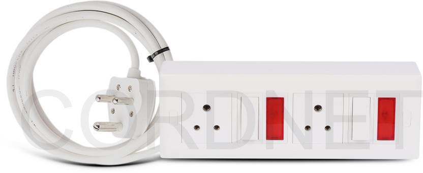 Cordnet Premium Modular Extension Board With 3 Core Wire 2 Socket ...