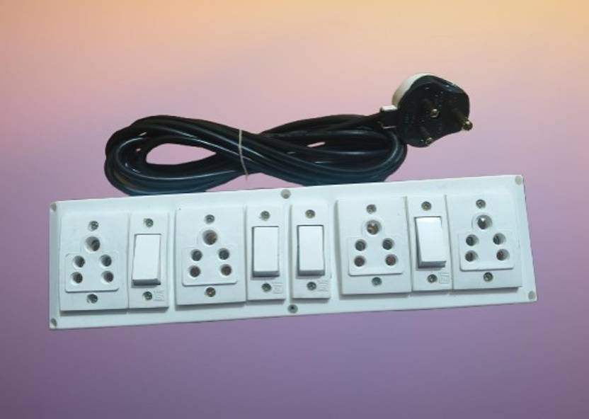 Smartelectric Alfa lengthy bord 4 switch 4 shocket with 4 Miter wire 4 ...