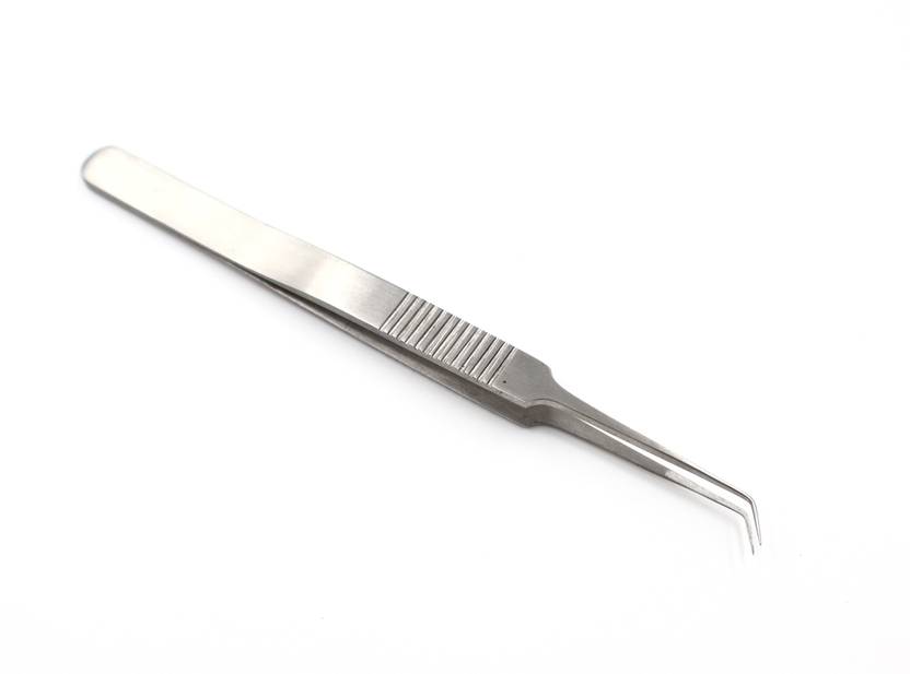 surgicalkrishna Bayonet micro forcep plain 5.5 inch surgical instrument ...