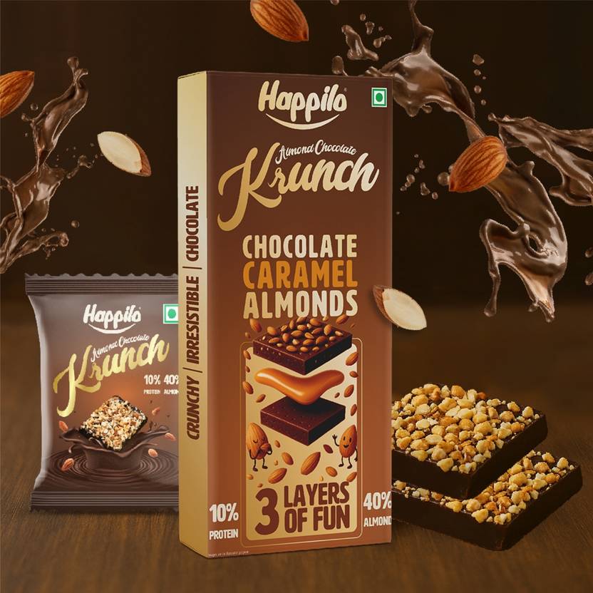 Happilo Premium Almond Chocolate Krunch Gift Pack Box Price in India ...