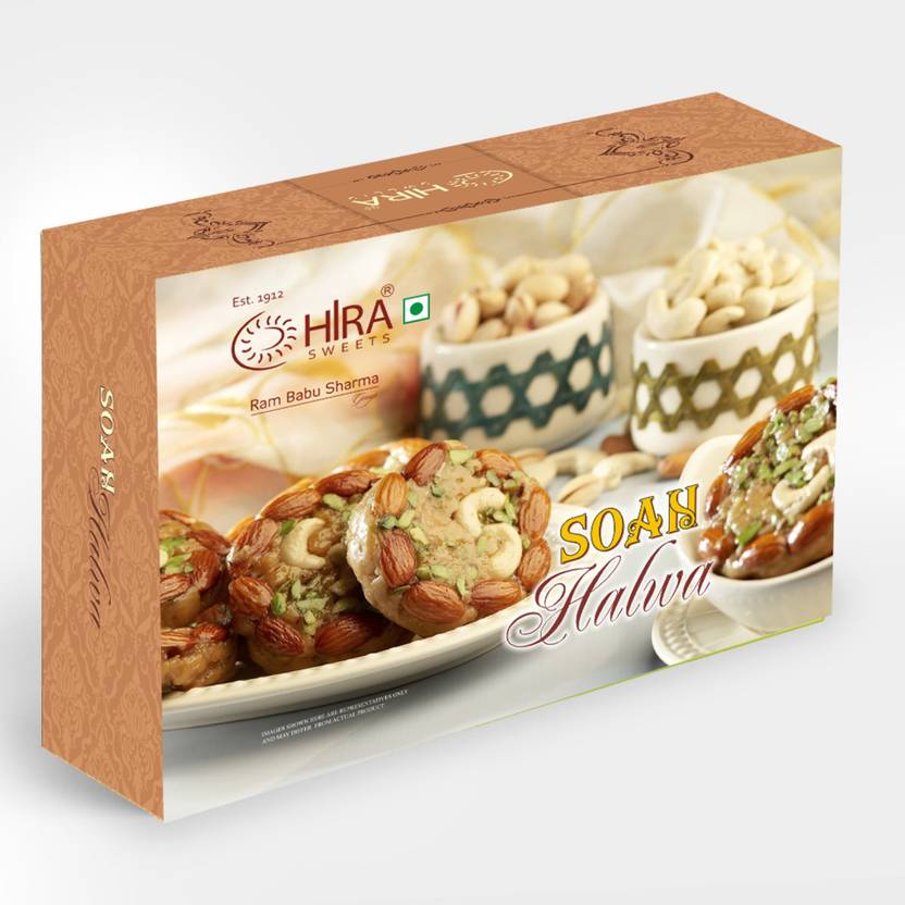 Hira Sweets Sohan Halwa 500 g | Fresh Indian Traditional Mithai | Soan ...