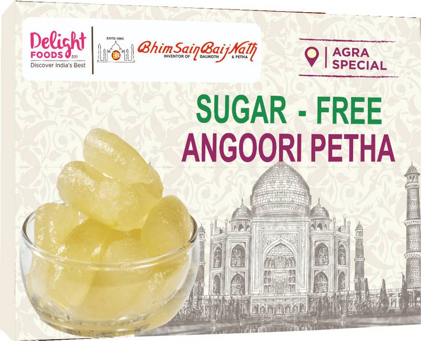 Delight Foods Original Agra Sugar Free Angoori Petha | Indian Mithai ...