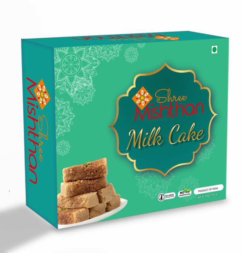 Shree Misthan Milk Cake (Indian Mithai / Sweets Gift Pack / Box ...