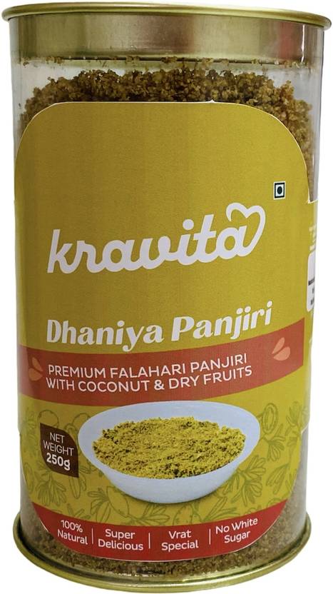 Kravita Dhaniya Panjiri for Bhog Prasad & Fasting | Falahari Premium ...