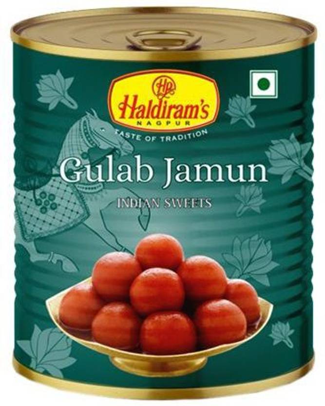 Haldiram's Nagpur Gulab Jamun Tin 1kg (Pack Of 1) Tin Price in India ...