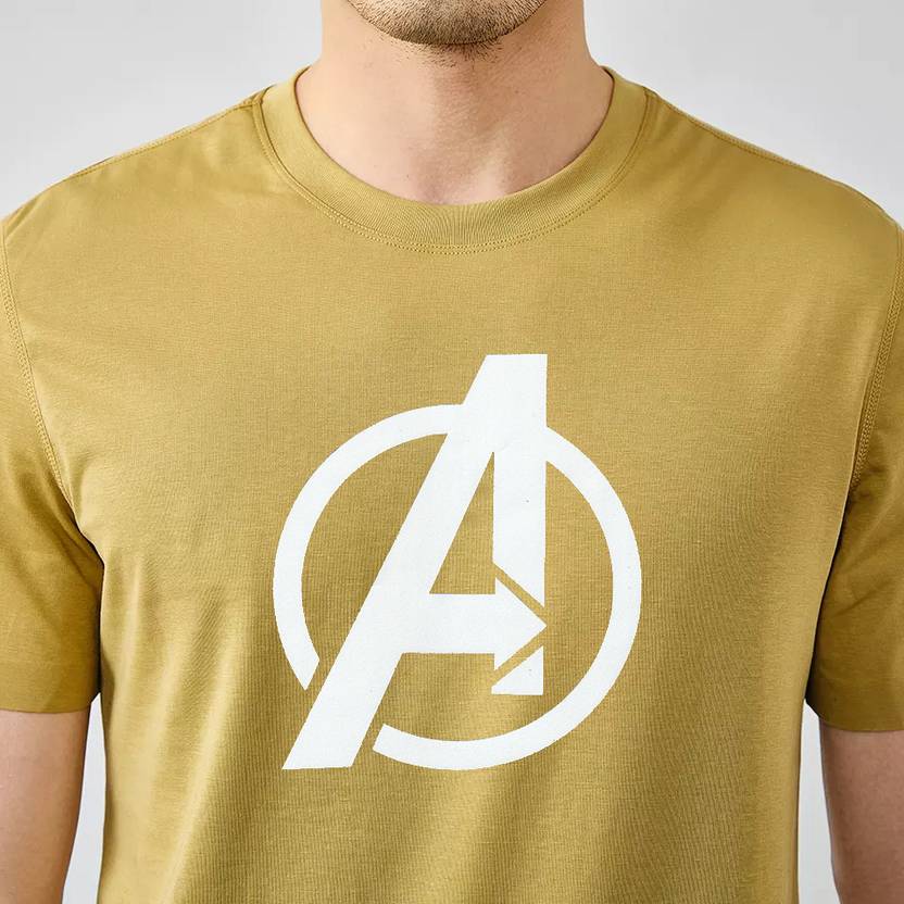 Vmens Fashion Printed Men Round Neck Light Green T-Shirt - Buy Vmens ...