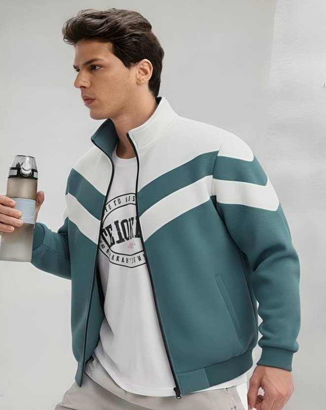 PERFECT PRODUCTIONS Full Sleeve Colorblock Men Jacket - Buy PERFECT ...