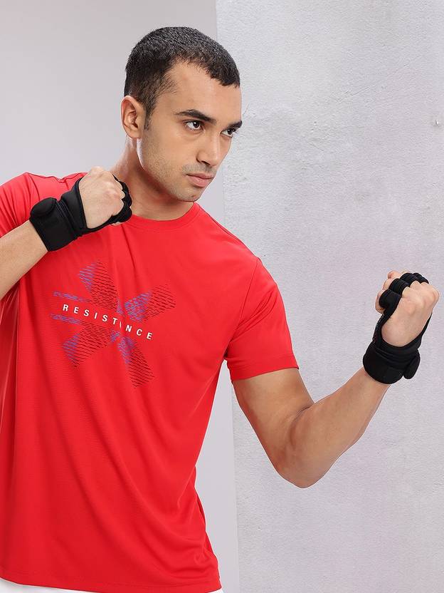 HRX by Hrithik Roshan Printed Men Round Neck Red T-Shirt - Buy HRX by ...