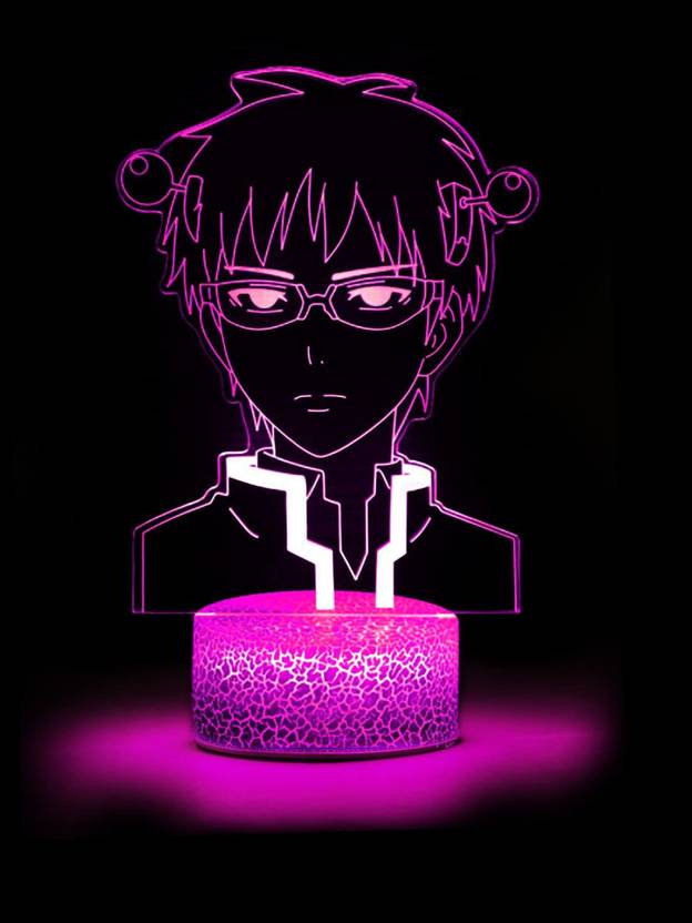 ComicSense Senpai Collection Anime Saiki Lamp, 16 Color Changing Anime ...
