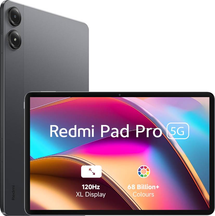 REDMI Pad Pro 5G 8 GB RAM 128 GB ROM 12.1 inch with Wi-Fi+5G Tablet ...