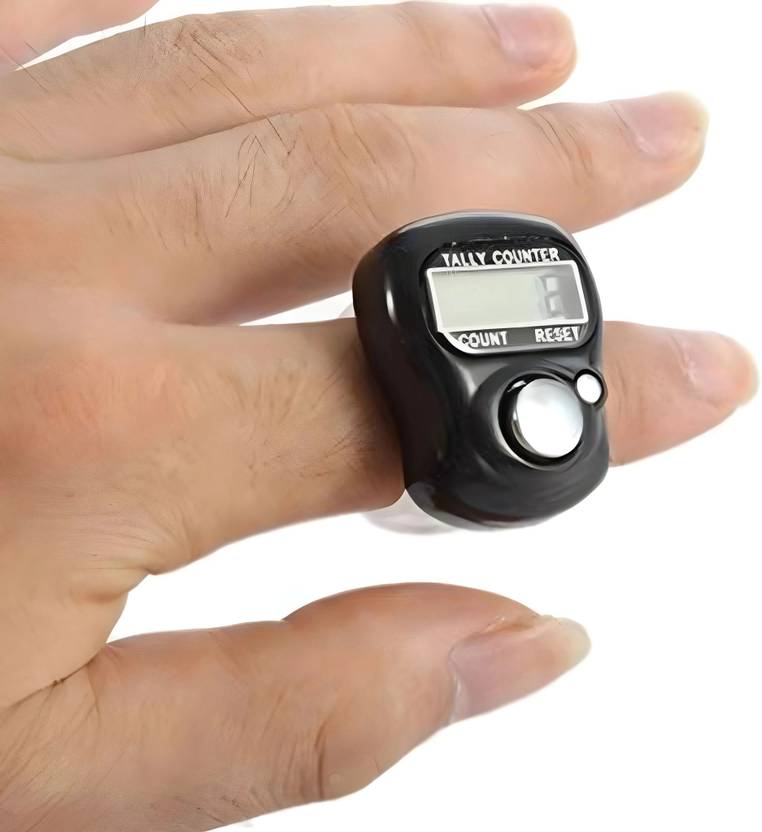 Ankri Electronic LCD Tasbih Portable Hand Finger Ring Tally Counter ...