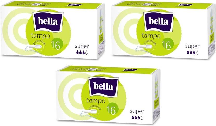 Bella Tampons Super Easy Twist 16 Pcs x pack of 3 Tampons | Buy Women ...
