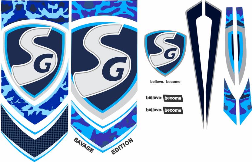 CANDLE SG SAVAGE EDITION CRICKET BAT STICKER Bat Sticker Bat Sticker ...