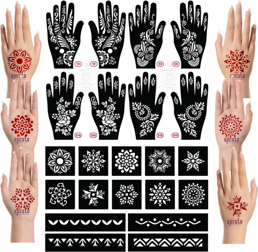 APCUTE readymade mehndi design sticker - Price in India, Buy APCUTE ...