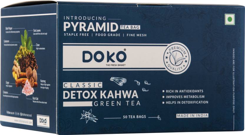 DOKO Classic Detox Kahwa Green Tea Box Price in India - Buy DOKO ...