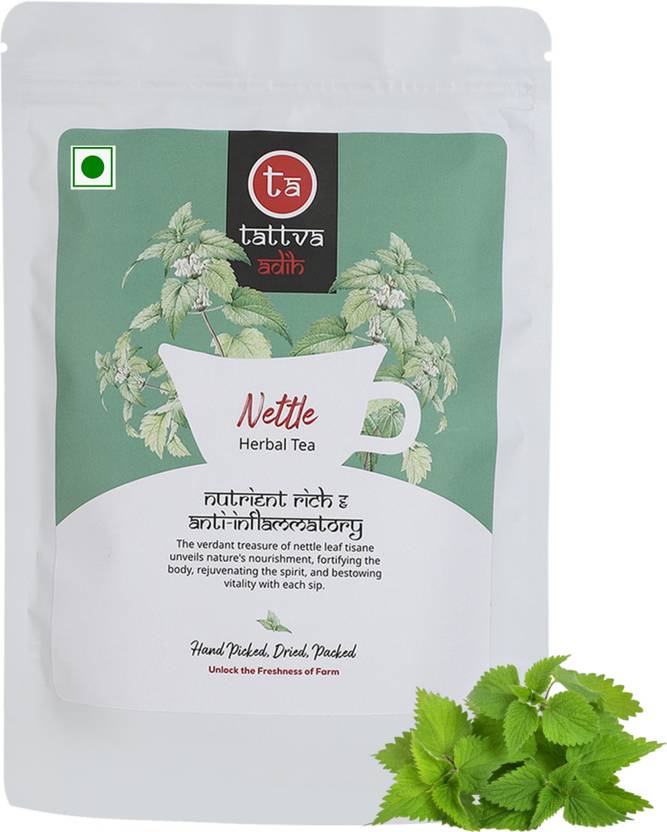 Tattva Adih Nettle Leaf Herbal Tea 100g – Caffeine-Free, Anti ...