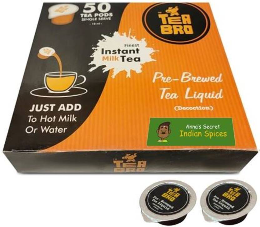 Tea Bro Tea Pods - Indian Spices Blend (Single Serve Instant Tea), Tea ...
