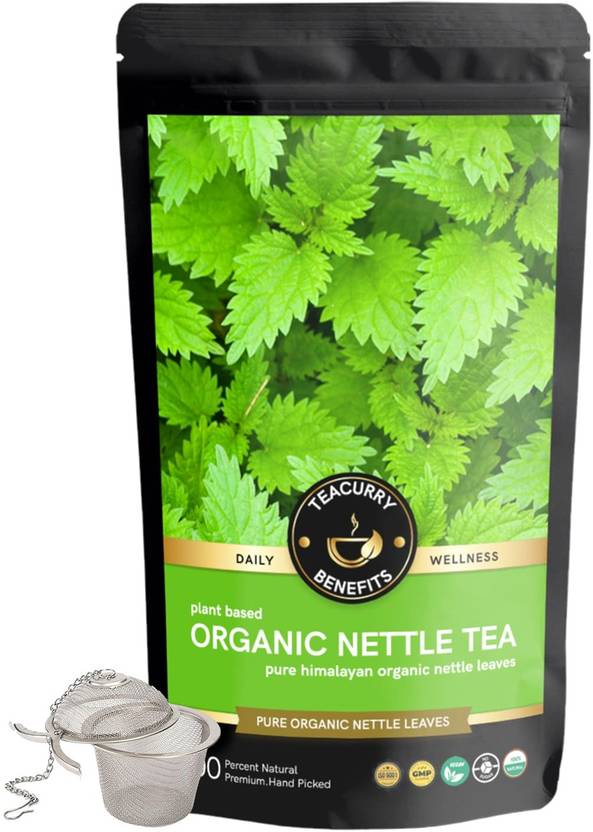 TEACURRY Organic Nettle Tea (100 Gm + Infuser) - Helps with Muscle ...