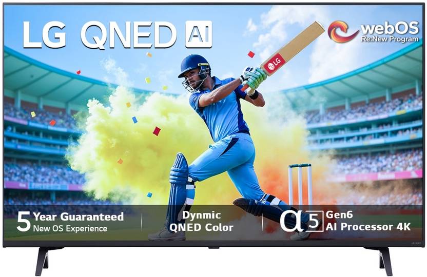 LG QNED 75 108 cm (43 inch) Ultra HD (4K) QNED Smart WebOS TV with ...