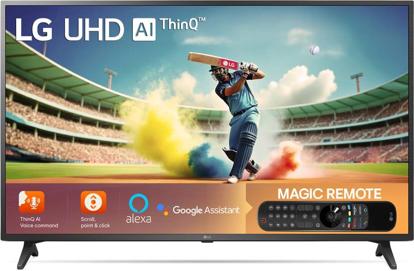 LG UQ7500 139 cm (55 inch) Ultra HD (4K) LED Smart WebOS TV with ...