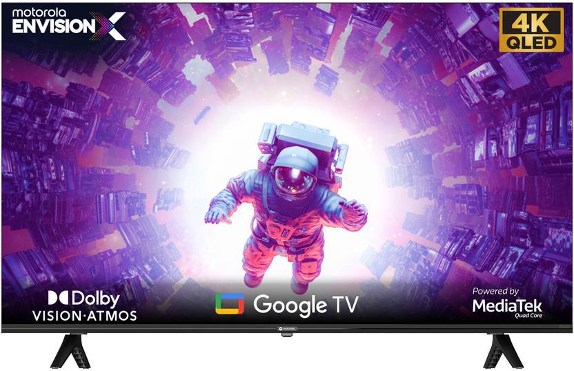 MOTOROLA EnvisionX 165 cm (65 inch) QLED Ultra HD (4K) Smart Google TV ...