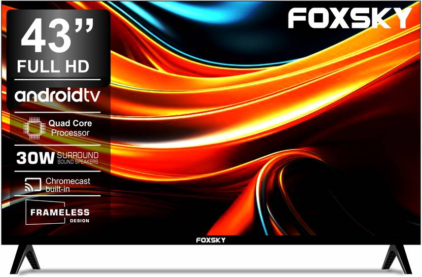 Foxsky 109 cm (43 inch) Full HD LED Smart Android TV Online at best ...