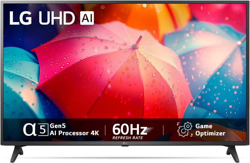 LG UQ7500 108 cm (43 inch) Ultra HD (4K) LED Smart WebOS TV with ...