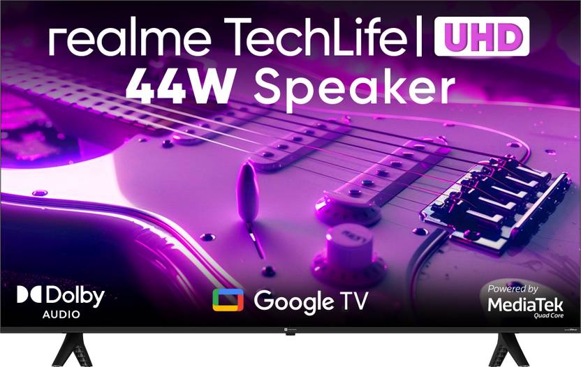 realme TechLife CineSonic 165 cm (65 inch) Ultra HD (4K) LED Smart ...